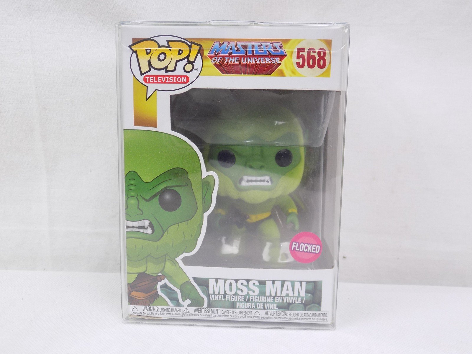 Brand New Funko Masters of the Universe Moss Man 568 Flocked Pop Figure ...