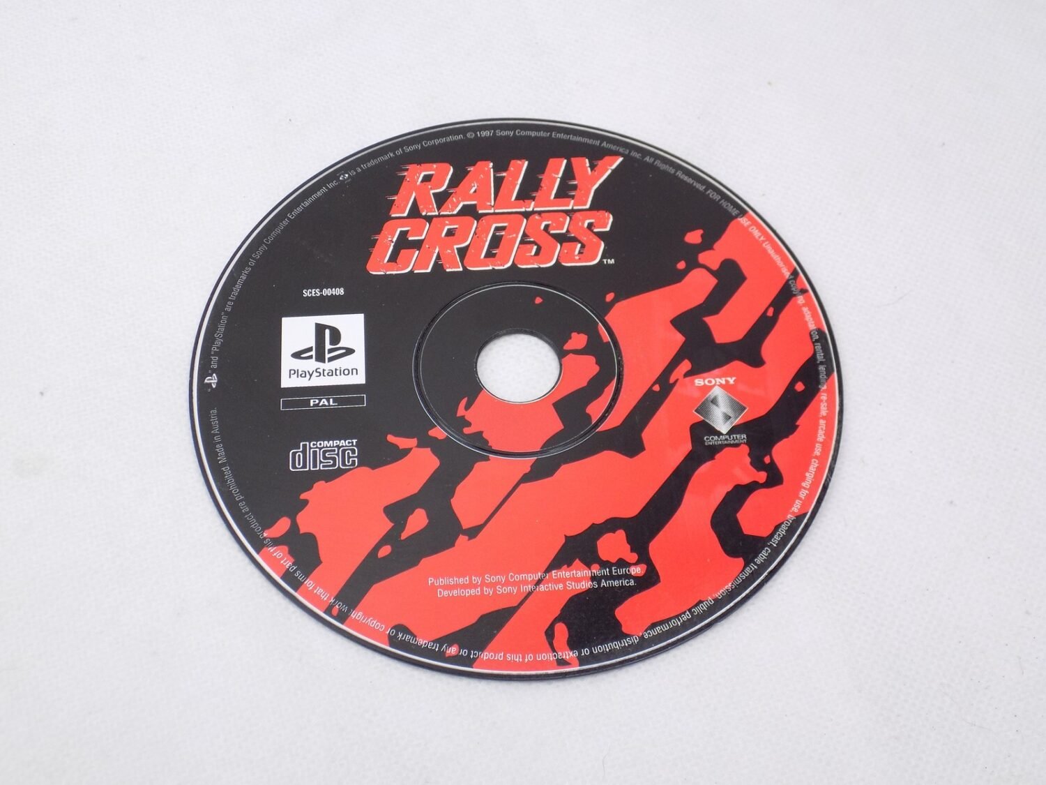 Mint Disc Only Playstation 1 PS1 Rally Cross - Starboard Games