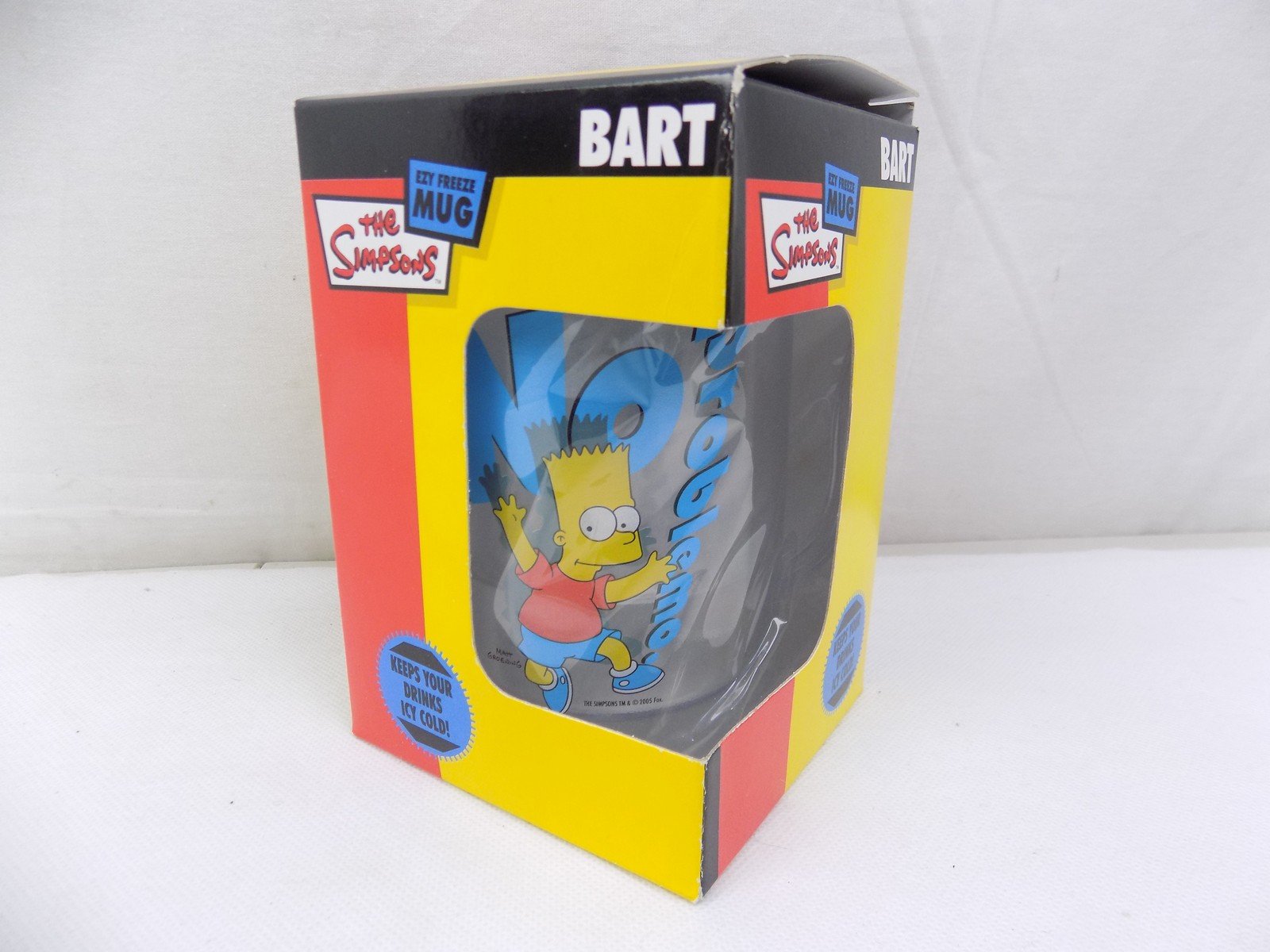 Boxed The Simpsons Bart Ezy Freeze Mug - Starboard Games