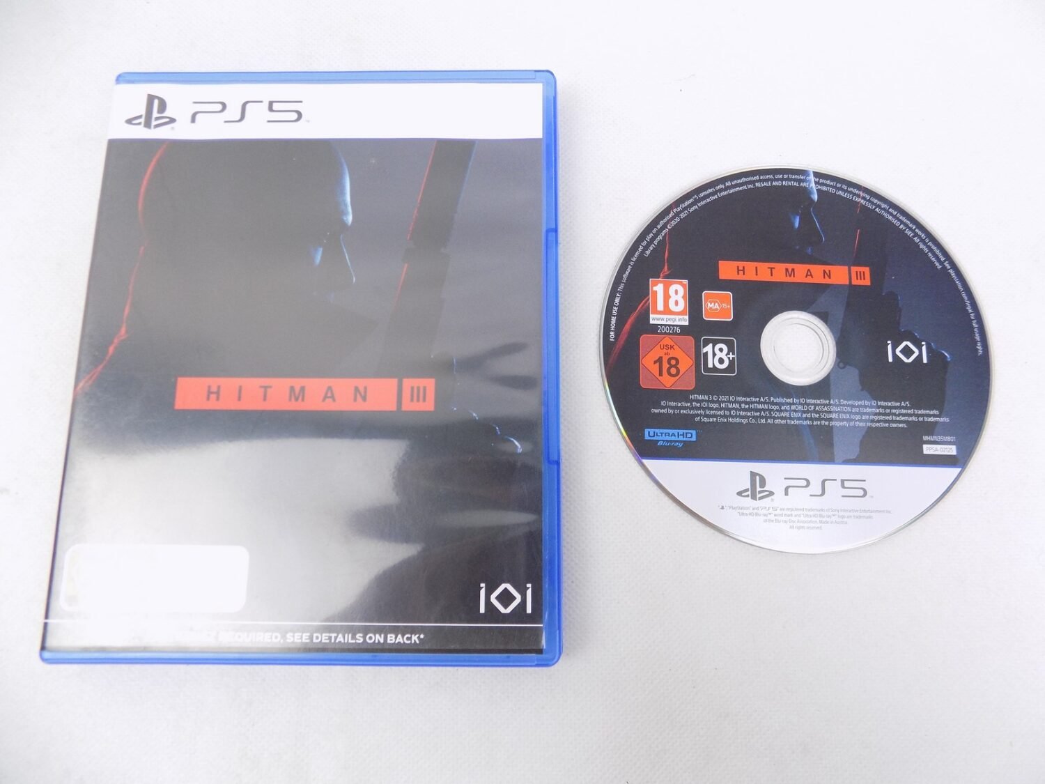 Mint Disc Playstation 5 PS5 Hitman III 3 - Free Postage - Starboard Games