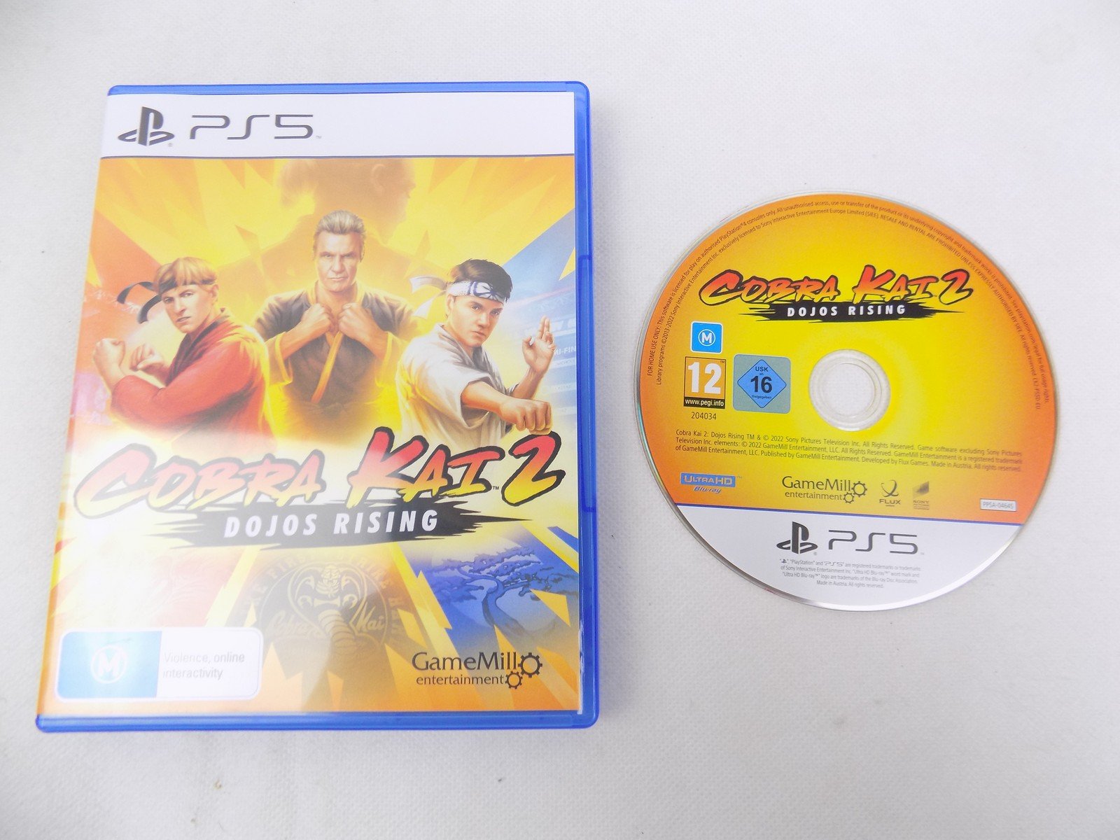 Mint Disc Playstation 5 PS5 Cobra Kai 2 Dojos RIsing - Starboard Games