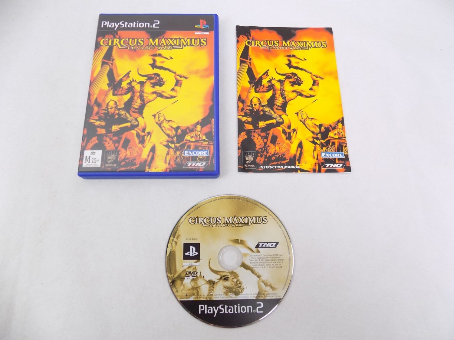 Mint Disc Playstation 2 Ps2 Circus Maximus Chariot Wars - Inc Manual ...