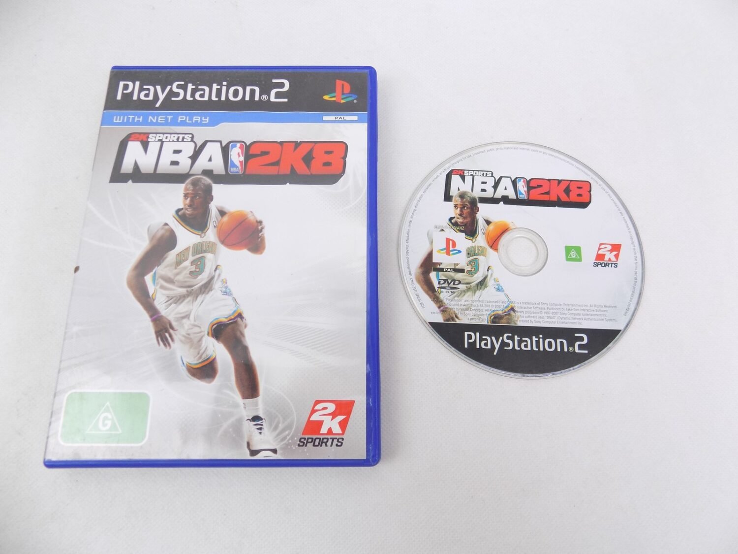 Mint Disc Playstation 2 Ps2 NBA 2K8 - No Manual Free Postage ...