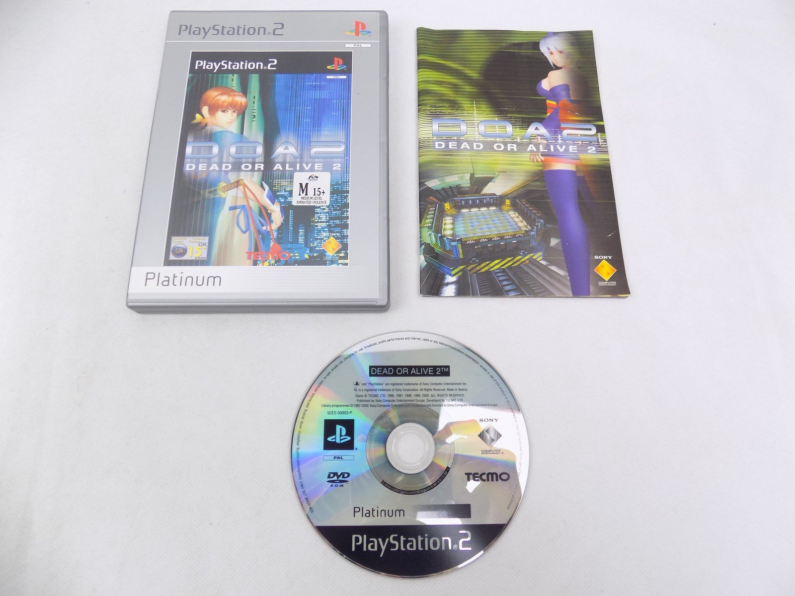 Mint Disc Playstation 2 Ps2 Platinum DOA 2 Dead or Alive - Inc Manual ...