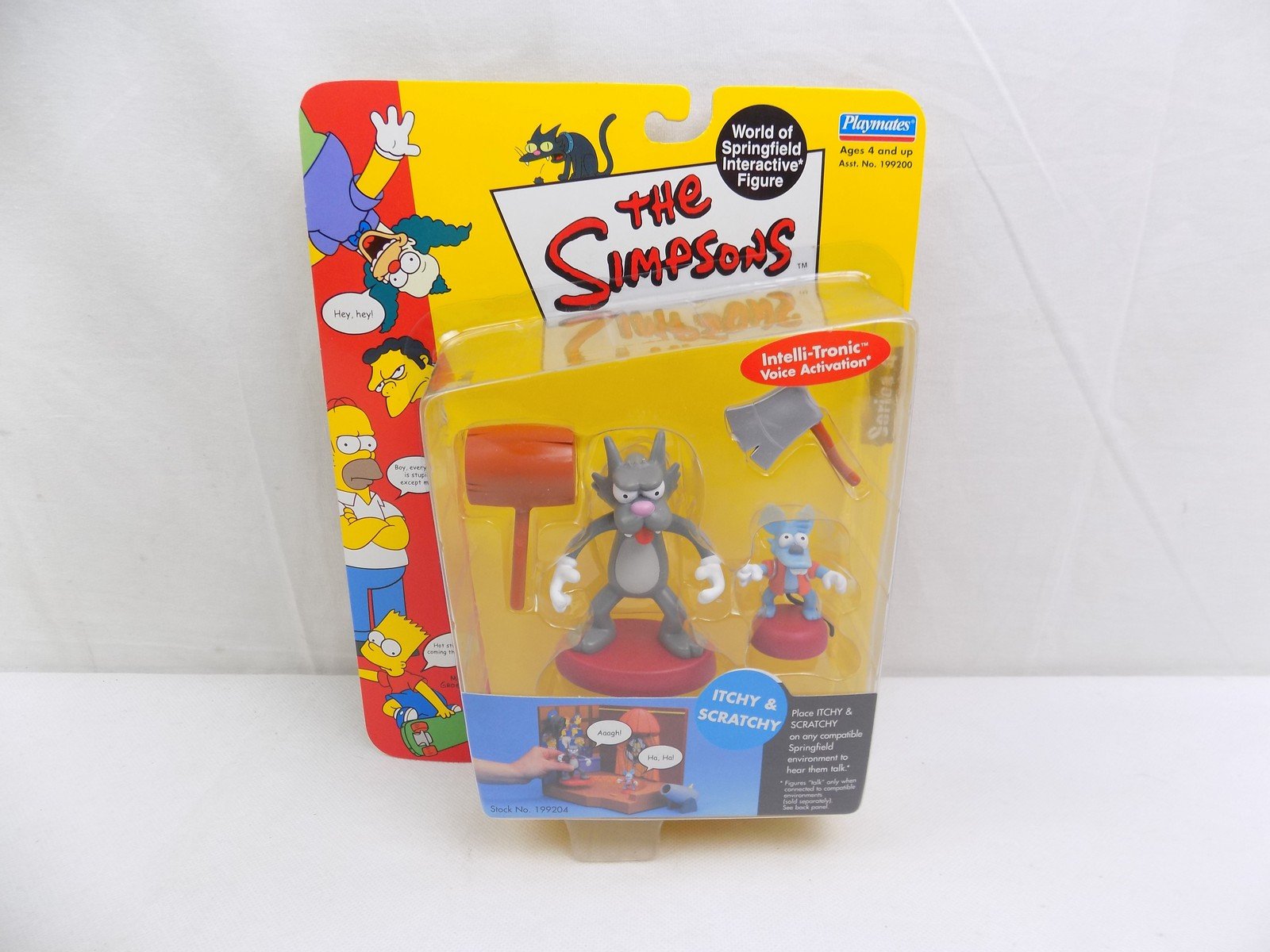 Brand New Sealed The Simpsons Itchy and Scratch Playmates Figures ...