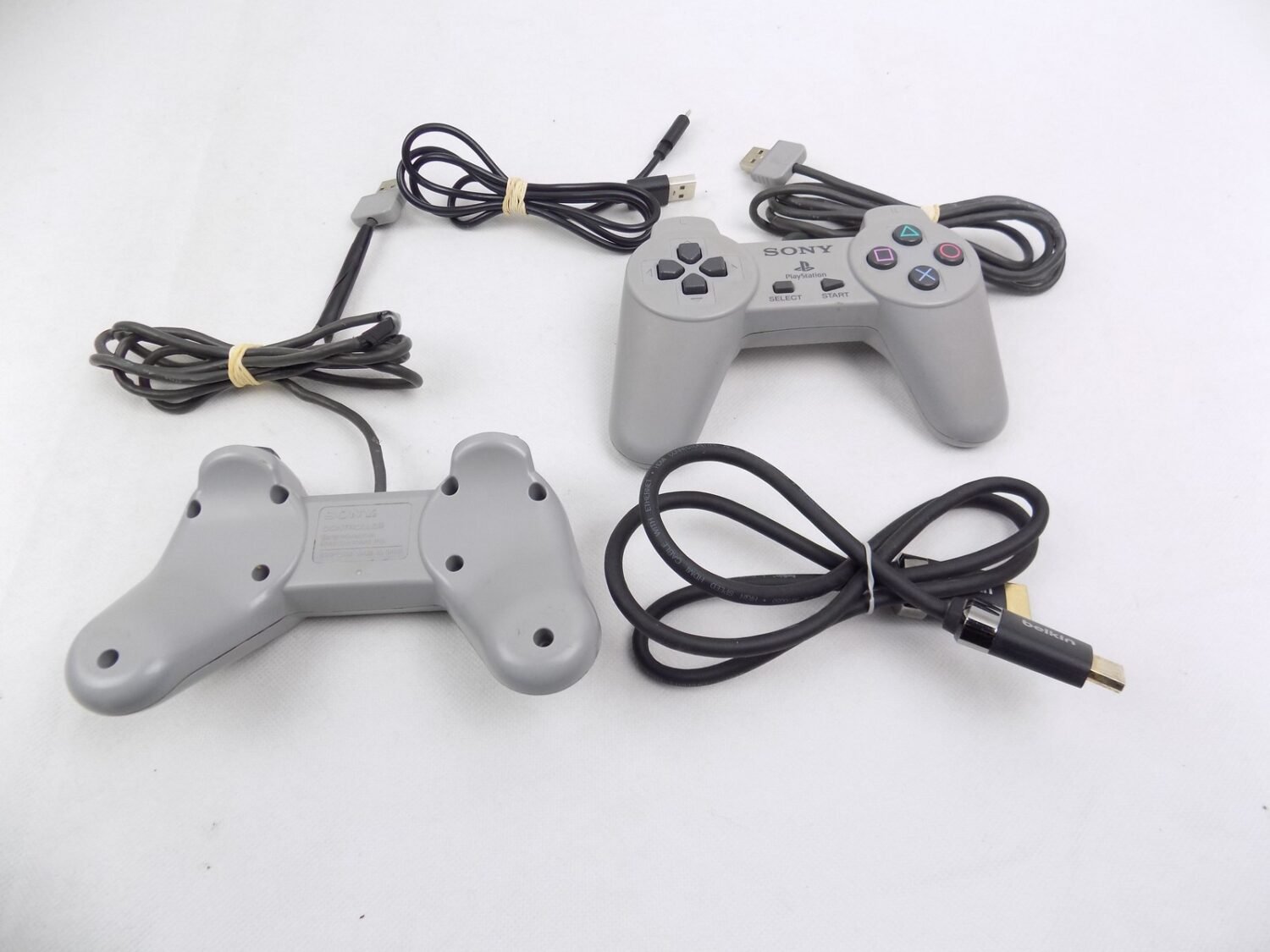 Grade B Playstation 1 Ps1 Classic Mini Console Bundle x2 Controllers ...