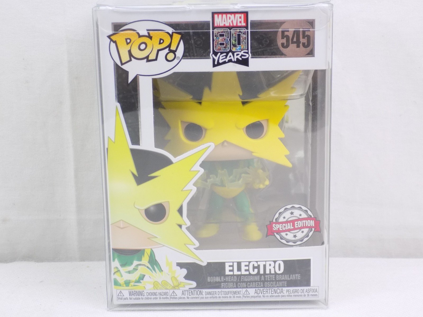Brand New Funko Marvel 80 Years Electro 545 Special Edition Pop Figure ...