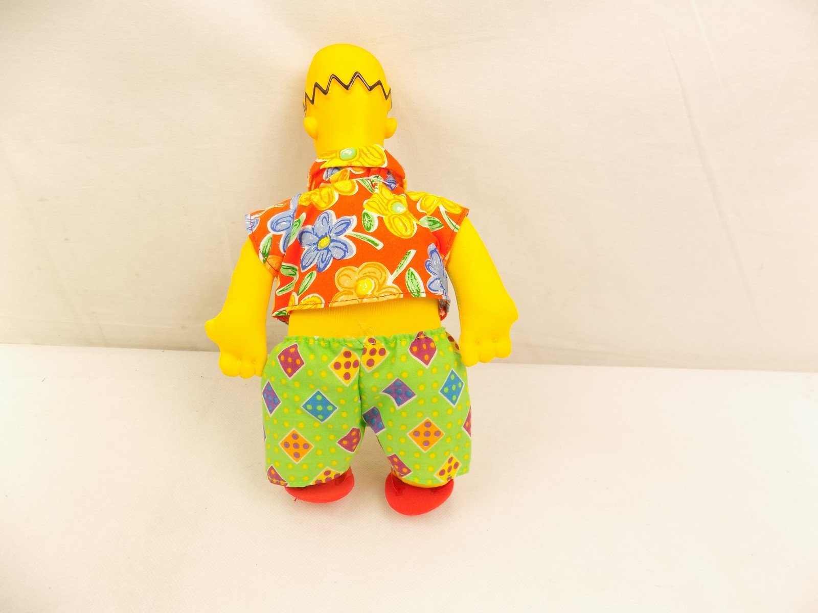 The Simpsons Homer Simpson Plush Doll 1996 Hawaiian Shirt with Tag ...