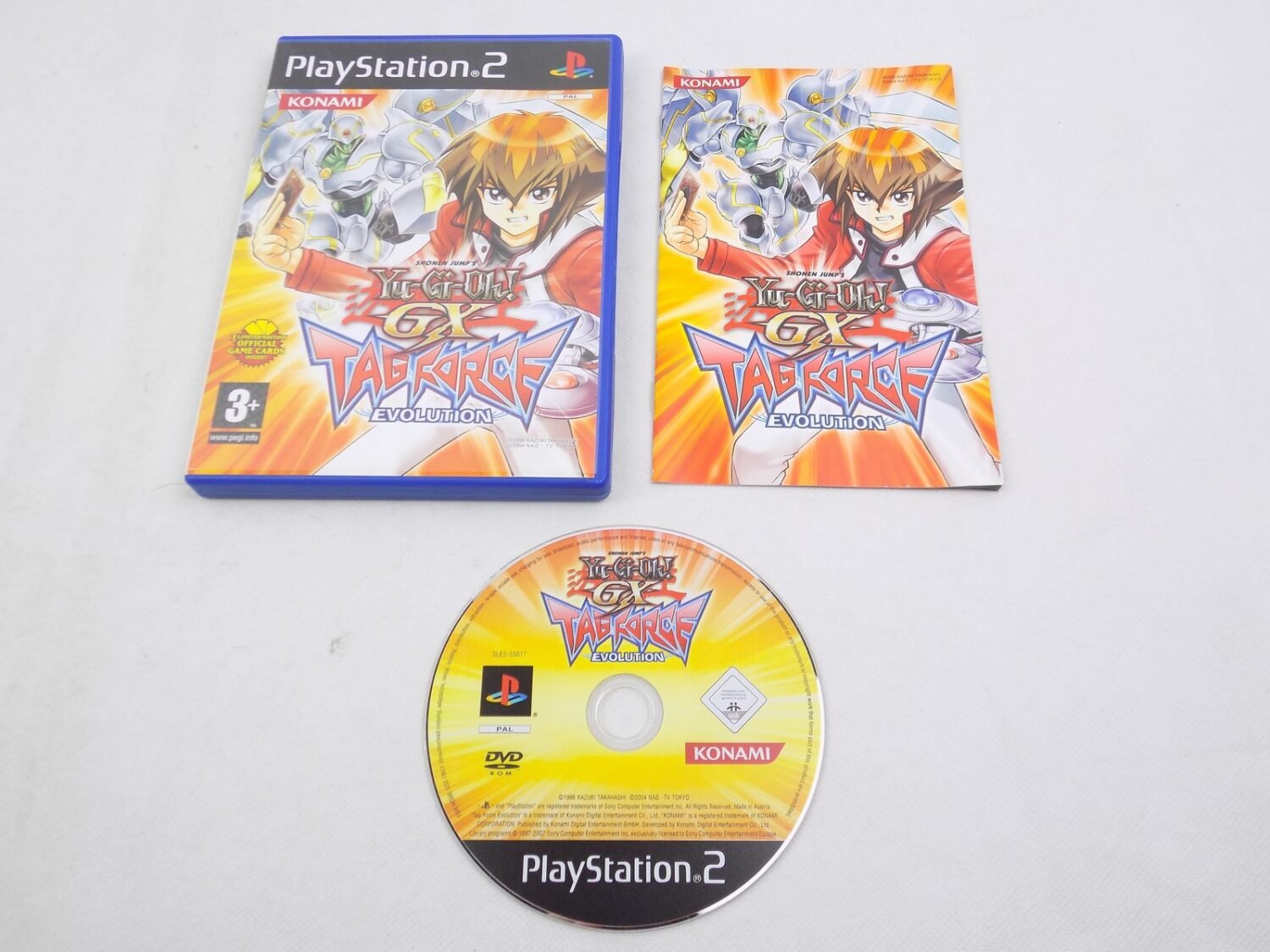 Mint Disc Playstation 2 Ps2 Yu-Gi-Oh! GX Tag Force Evolution - Inc ...