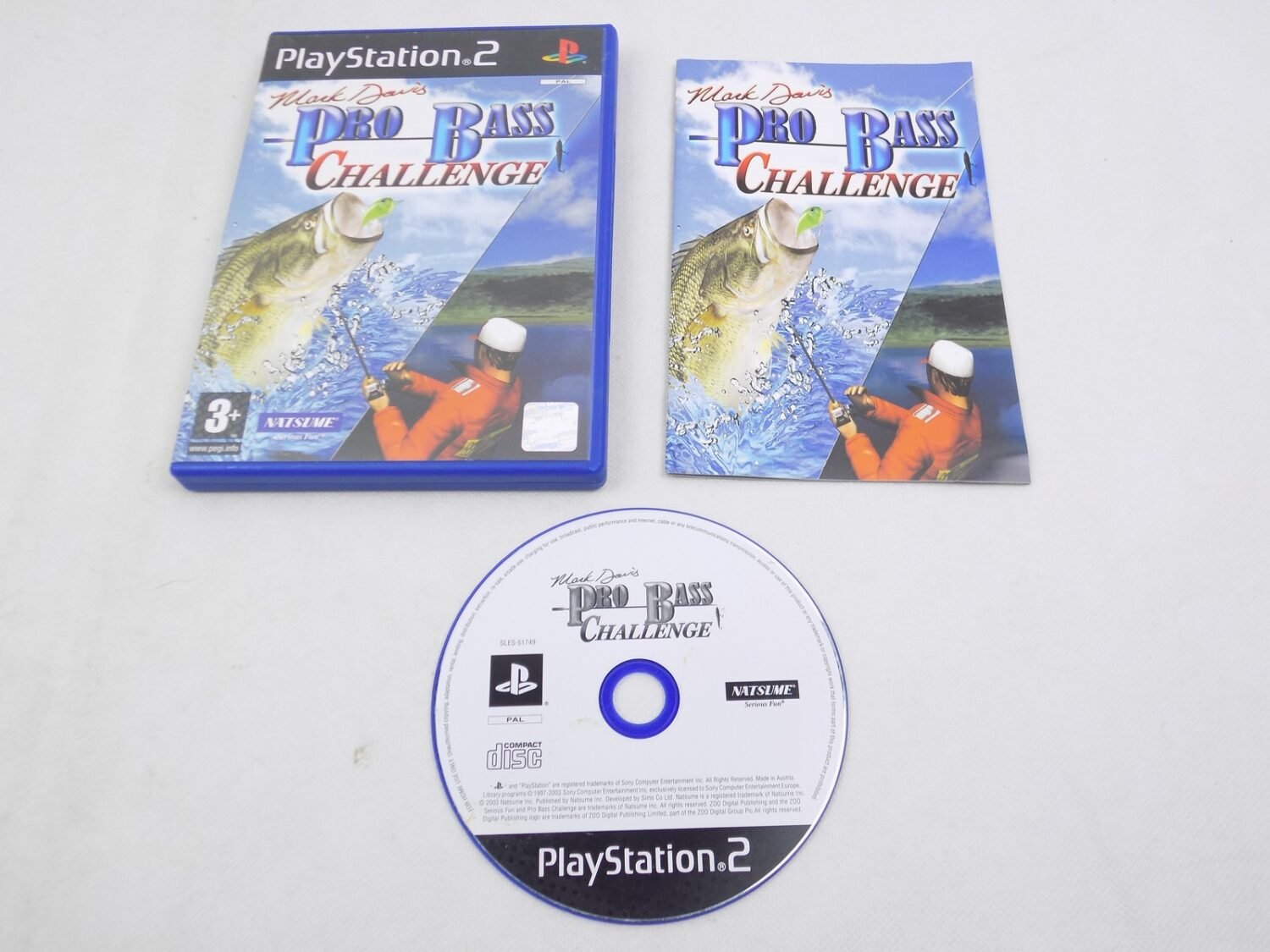 Mint Disc Playstation 2 Ps2 Pro Bass Challenge - Inc Manual - Starboard ...