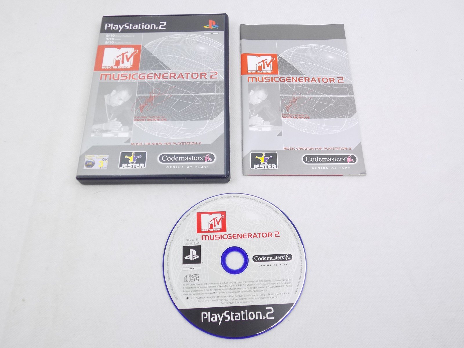 Mint Disc Playstation 2 Ps2 MTV Music Generator 2 II - Inc Manual Free ...