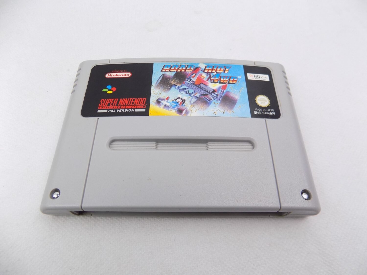 SNES Super Nintendo Road Riot 4WD - PAL - Grade A - Starboard Games