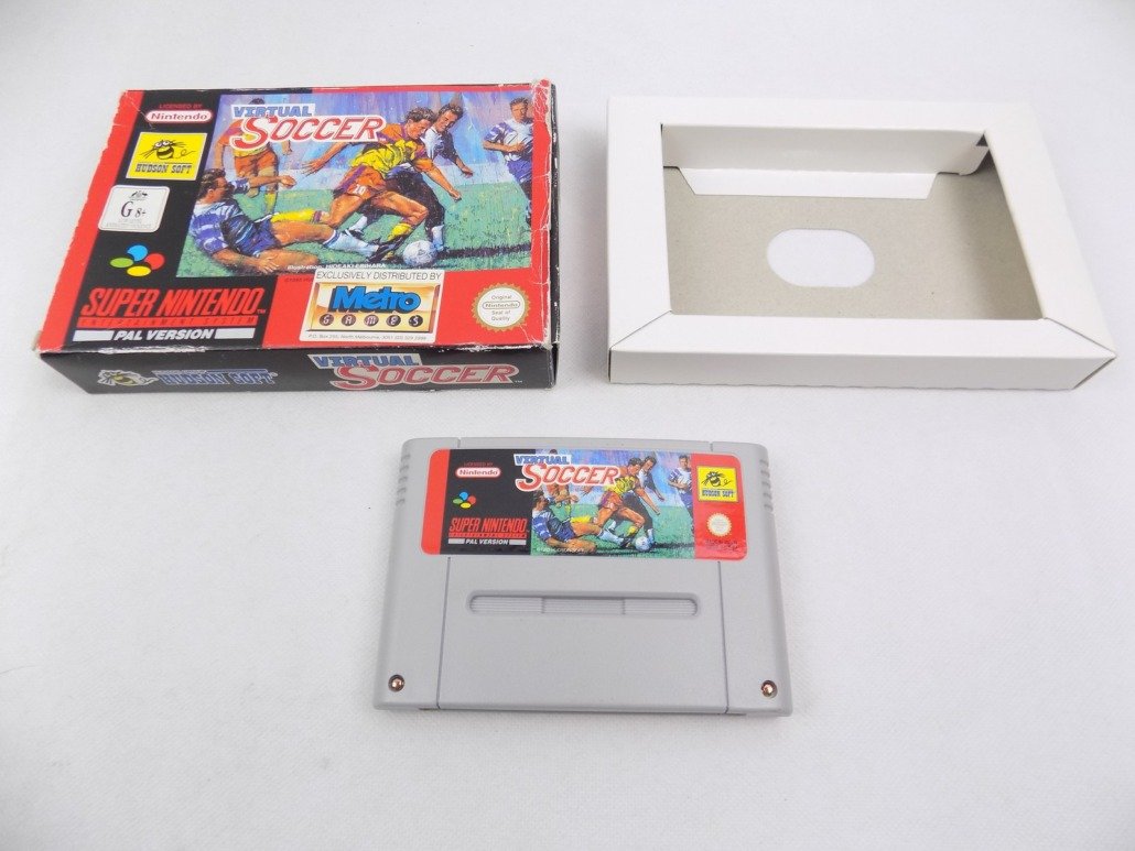 Boxed Super Nintendo SNES Virtual Soccer - No Manual - PAL - Starboard ...
