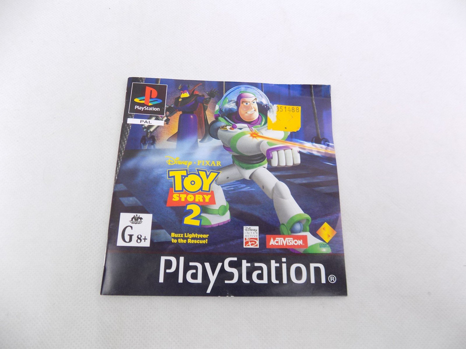 Playstation 1 PS1 Toy Story 2 II Game Manual - Starboard Games