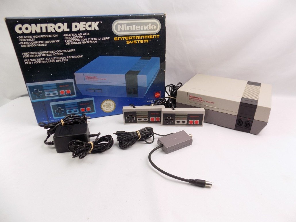 Boxed Nintendo Entertainment NES Control Deck System Console ...