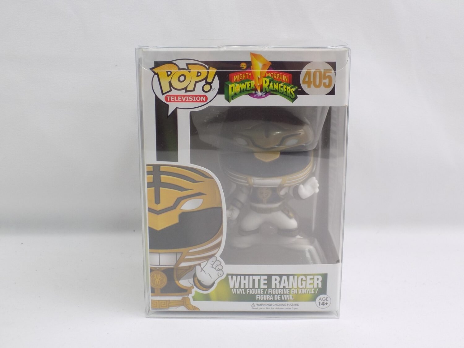 Brand New Mighty Morphin Power Rangers White Ranger 405 Pop Figure ...