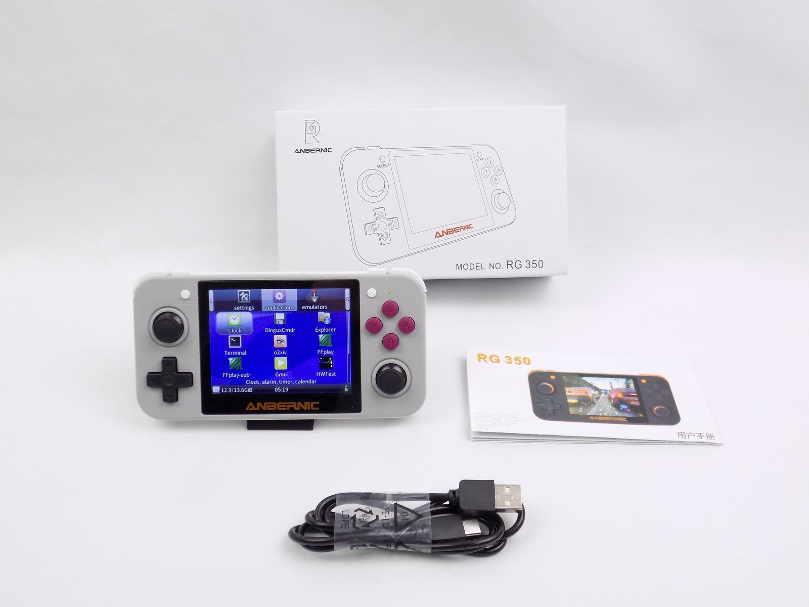 Like New Boxed Anbernic RG 350 Grey Handheld Console + Charger ...