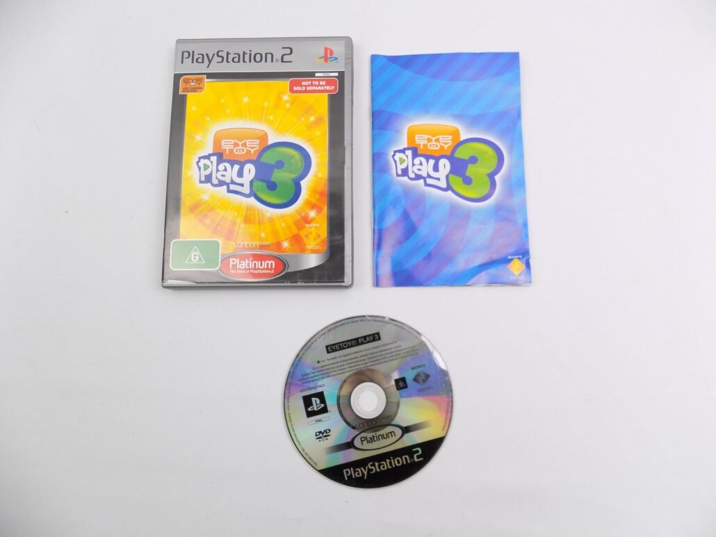Mint Disc Playstation 2 Ps2 Platinum Eye Toy Play 3 - Inc Manual Free ...