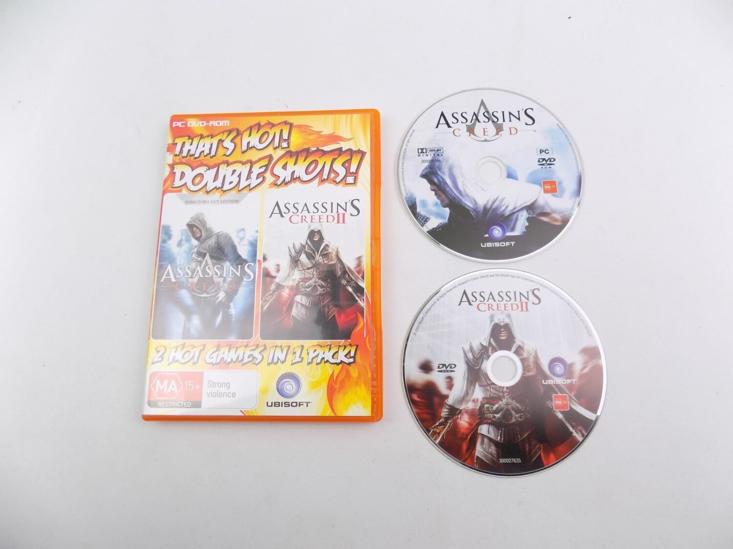 Mint Disc PC Assassins Creed & Assassins Creed 2 That’s Hot Double ...