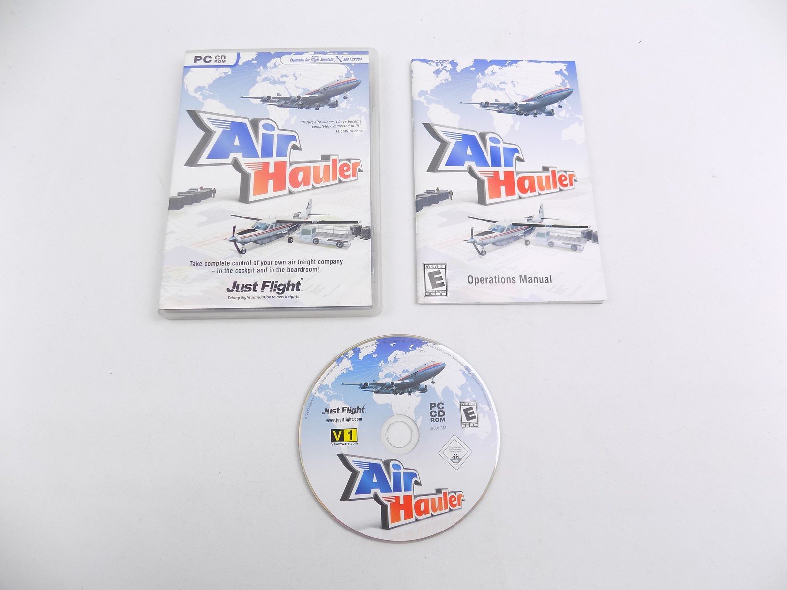 Mint Disc PC Air Hauler Just Flight Free Postage - Starboard Games