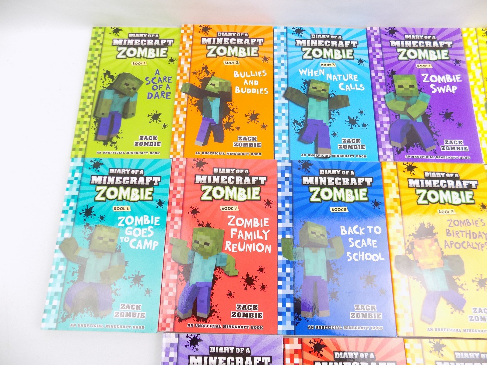 Like New Diary of a Minecraft Zombie Books 1-13 Bundle! - Starboard Games