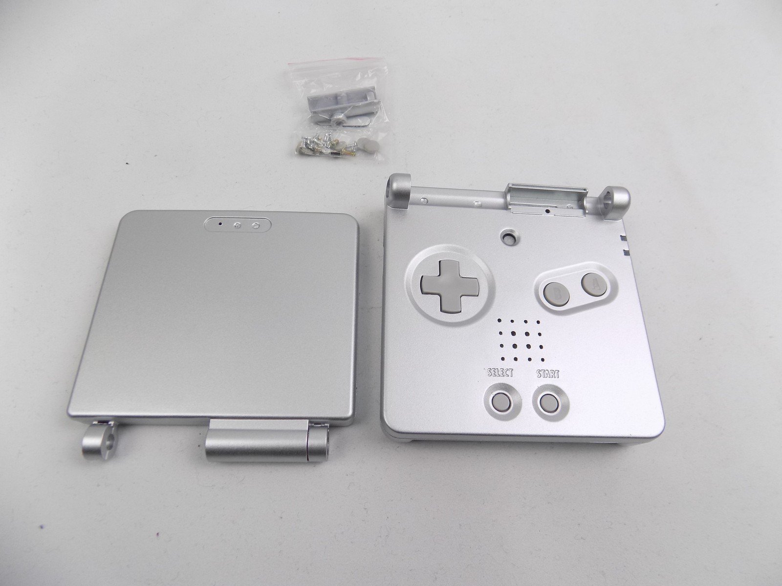 Brand New Gameboy Advance GBA SP Silver Shell Housing Case Kit ...
