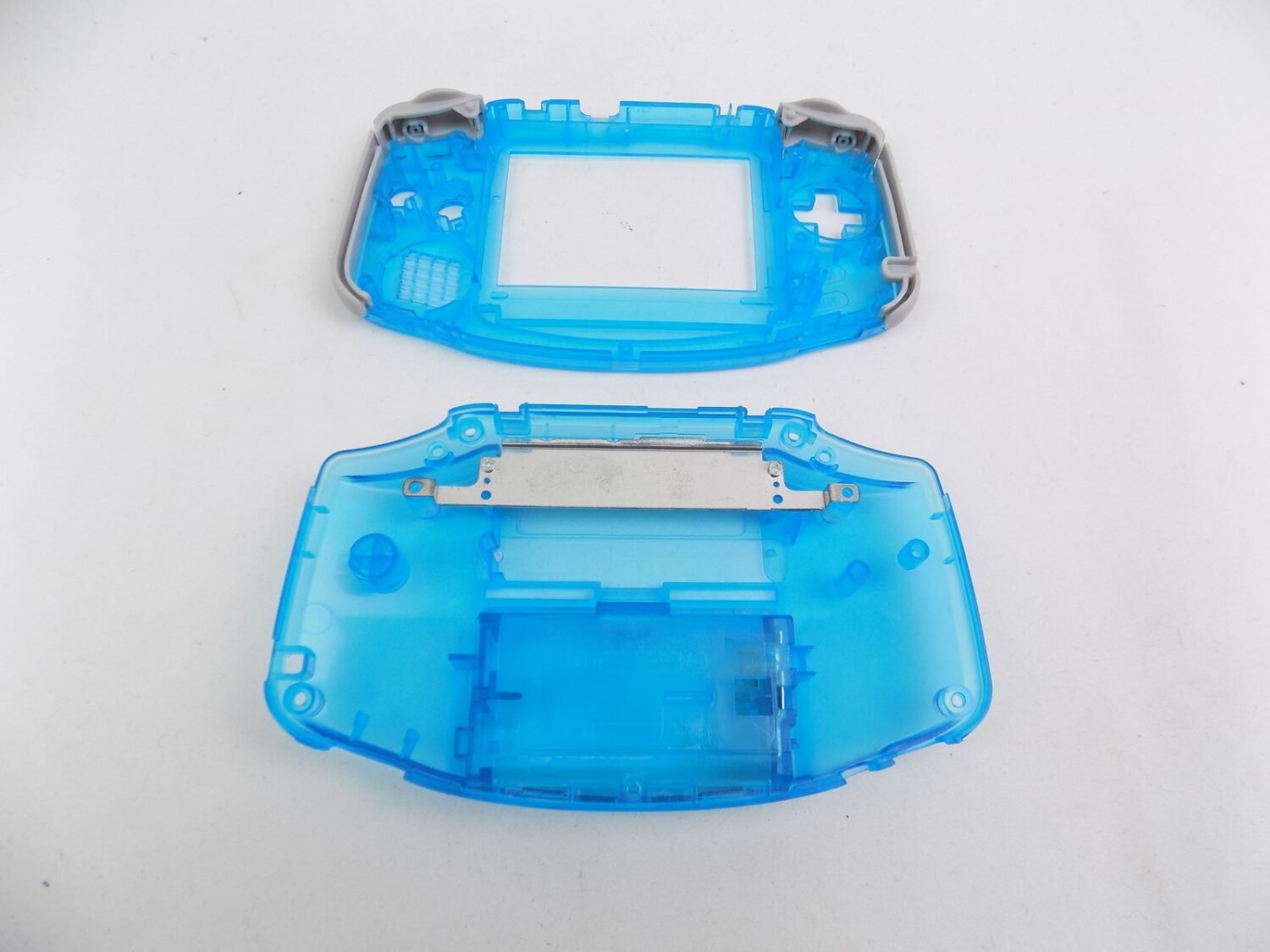 Brand New Gameboy Advance GBA Clear Light Blue Shell Housing Case Kit ...