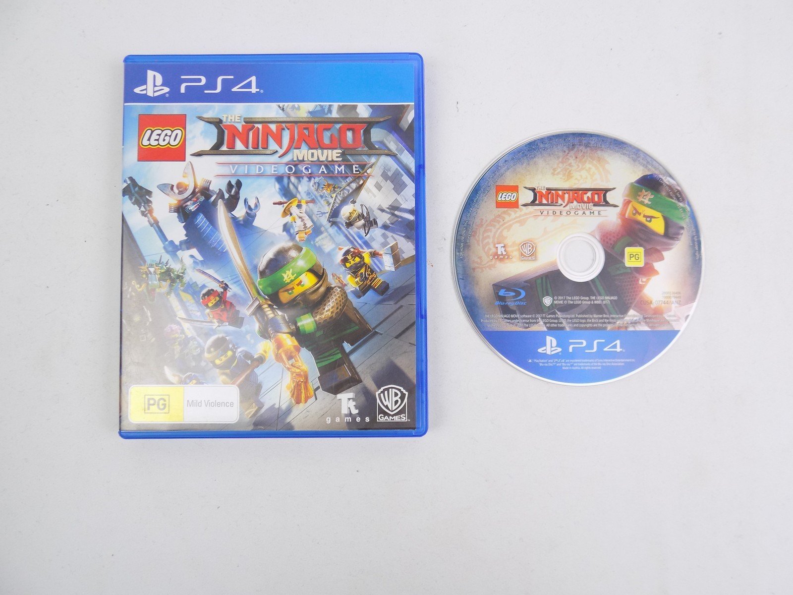 Mint Disc Playstation 4 Ps4 Lego The Ninjago Movie Videogame ...