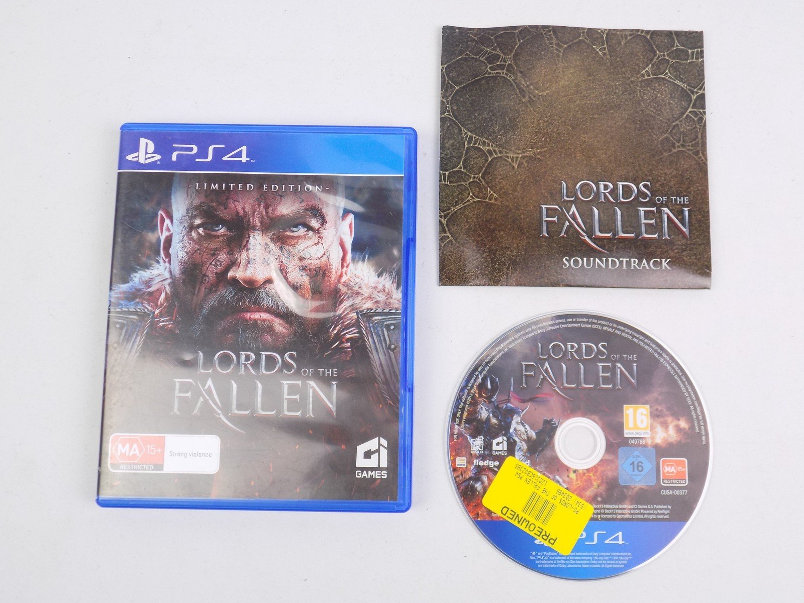 Mint Disc Playstation 4 Ps4 Lords Of The Fallen Limited Edition ...