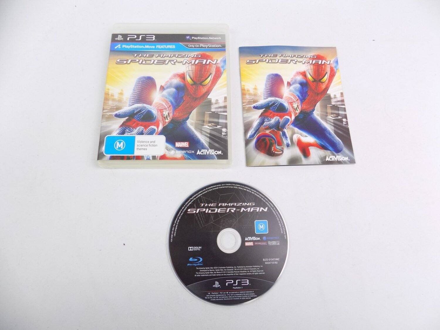 Mint Disc Playstation 3 Ps3 Marvel The Amazing Spider-Man - Inc Manual ...