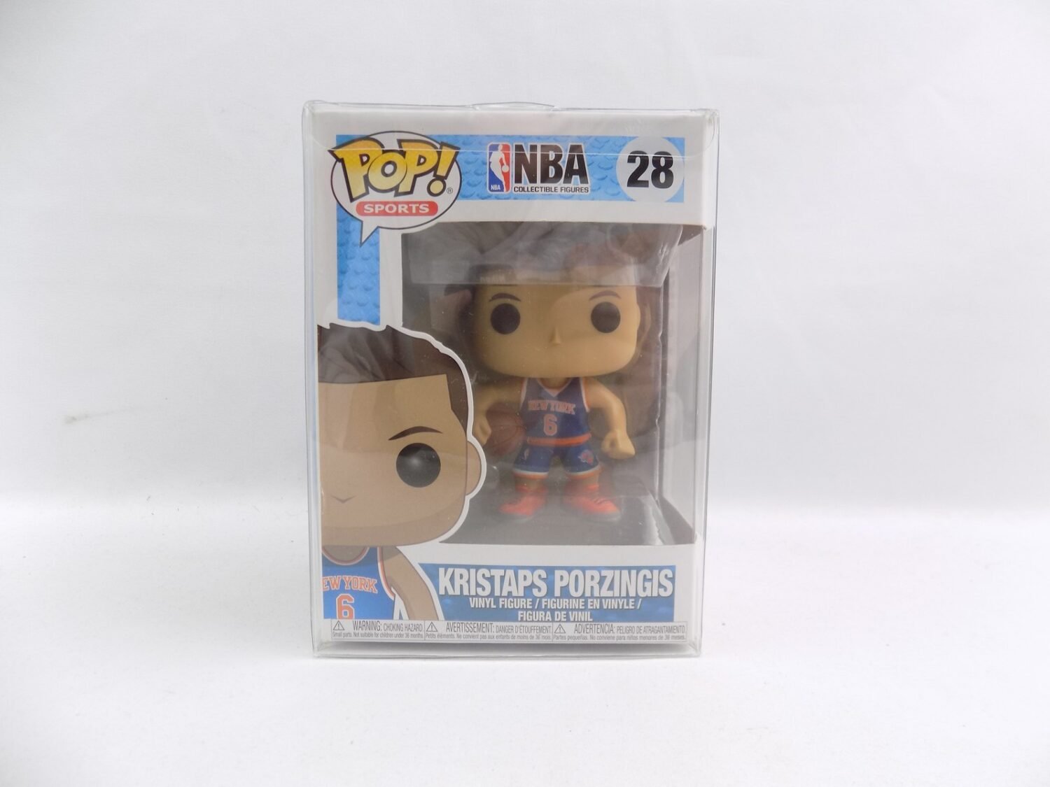 Brand New Kristaps Porzingis NBA 28 Funko Pop Figure - Starboard Games