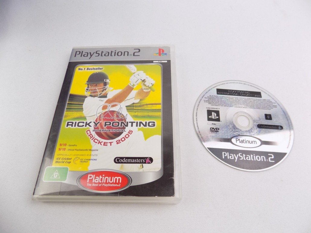 Mint Disc Playstation 2 Ps2 Platinum Ricky Ponting International ...
