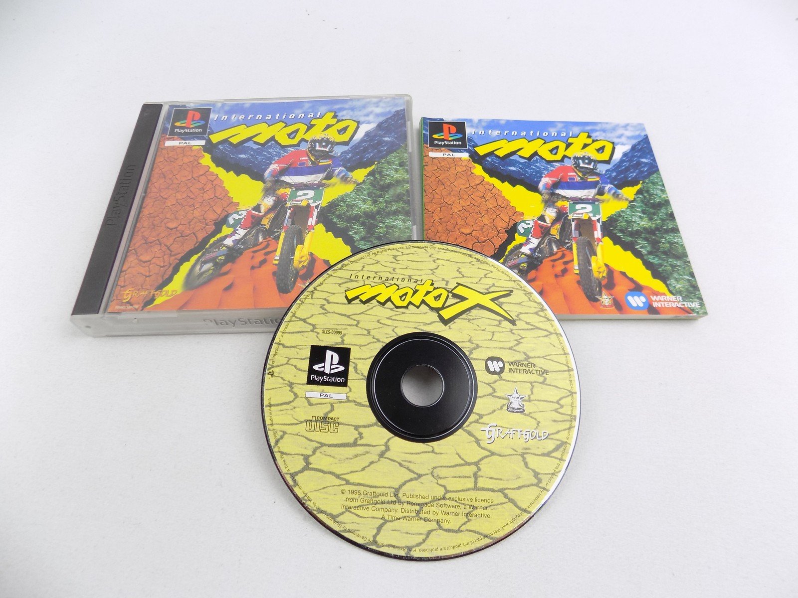 Mint Disc Playstation 1 Ps1 International Moto X Cross - Inc Manual ...