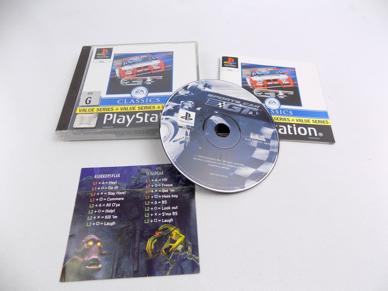 Mint Disc Playstation 1 Ps1 Value Series Sports Car GT - Inc Manual ...