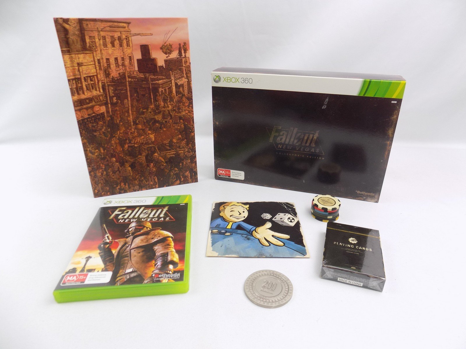 Mint Disc Xbox 360 Fallout New Vegas Collector's Edition - Inc Game ...
