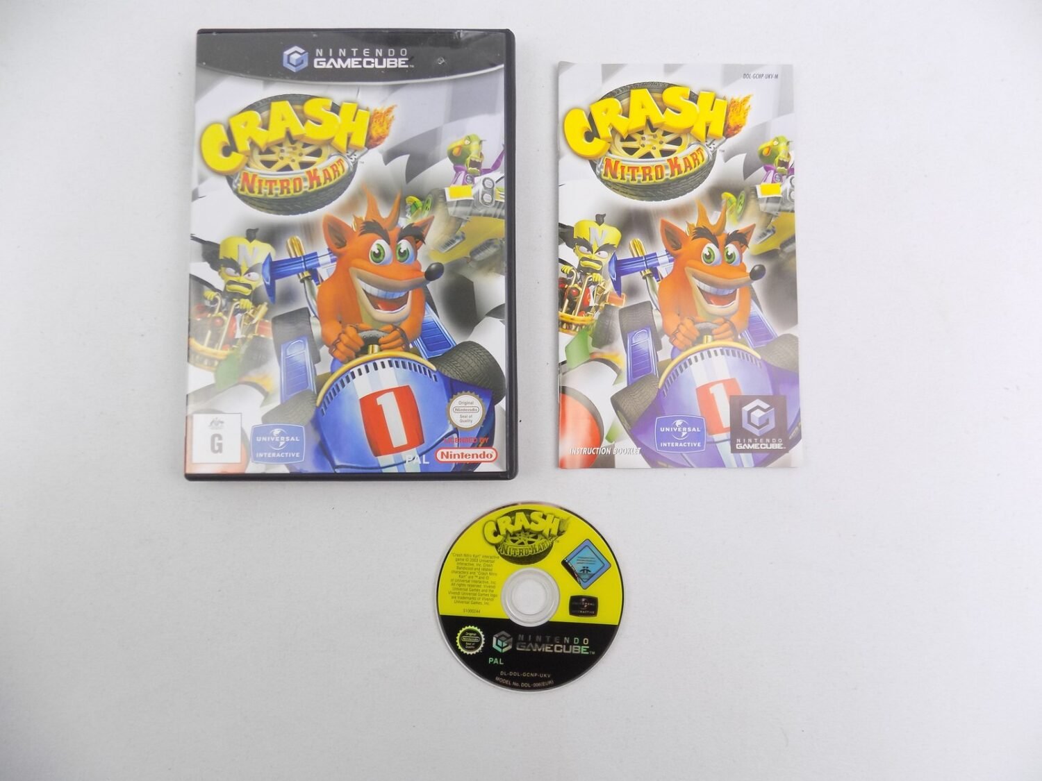 Mint Disc Nintendo Gamecube Crash Nitro Kart - Inc Manual - Starboard Games