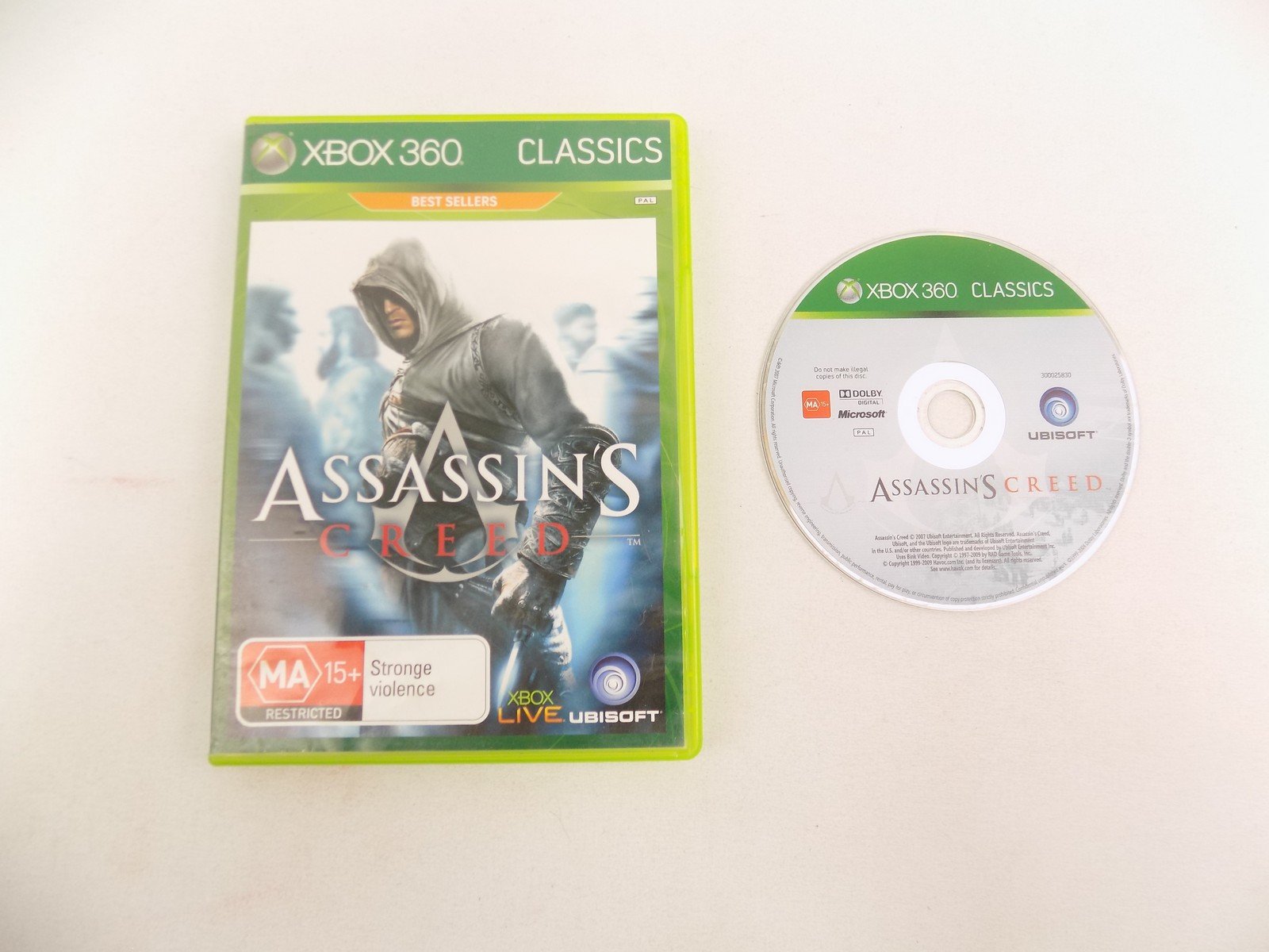 Mint Disc Xbox 360 Classics Assassin's Creed Best Sellers - No Manual ...