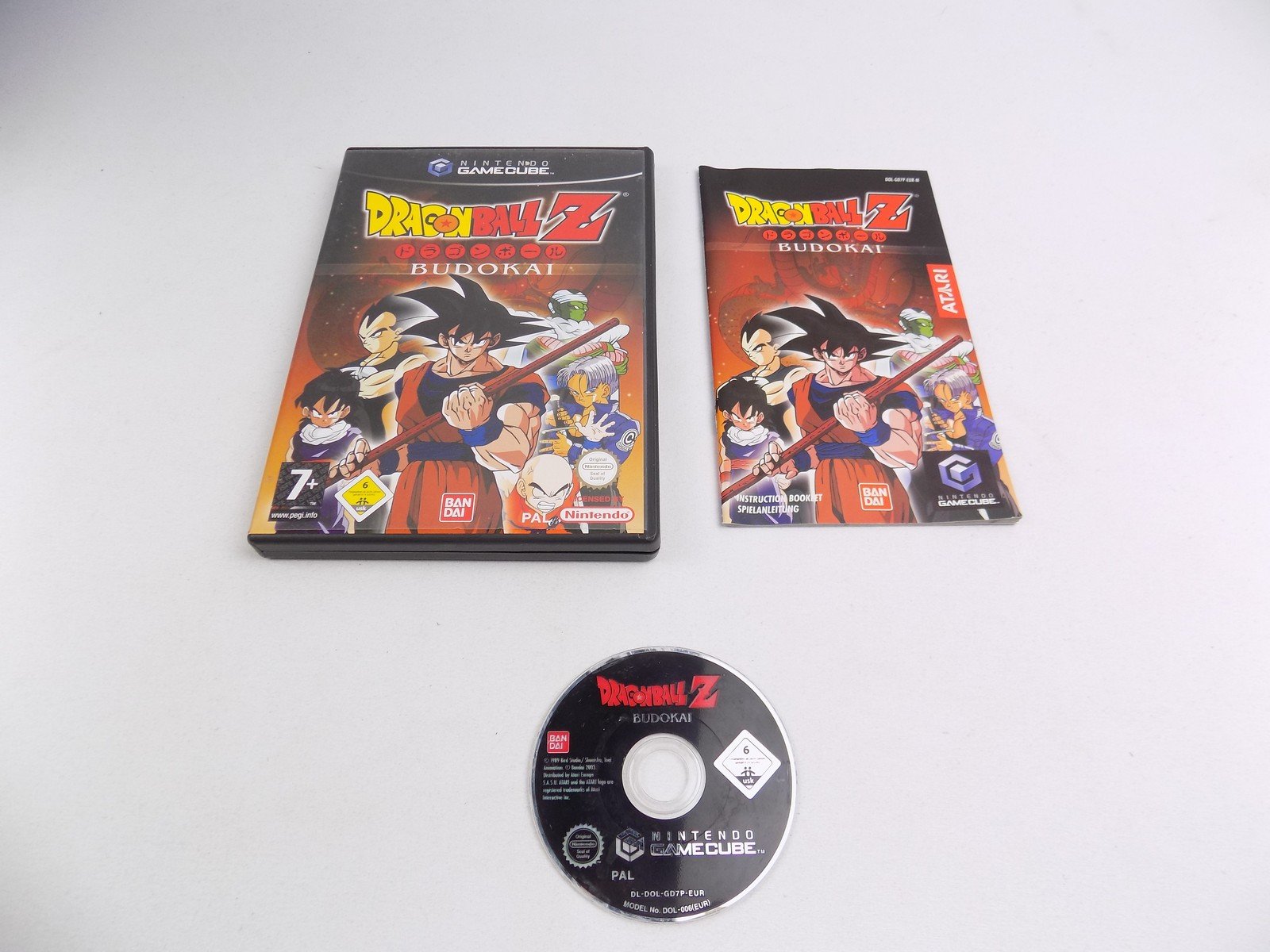 Mint Disc Nintendo Gamecube Dragon Ball Z Budokai - Inc Manual ...