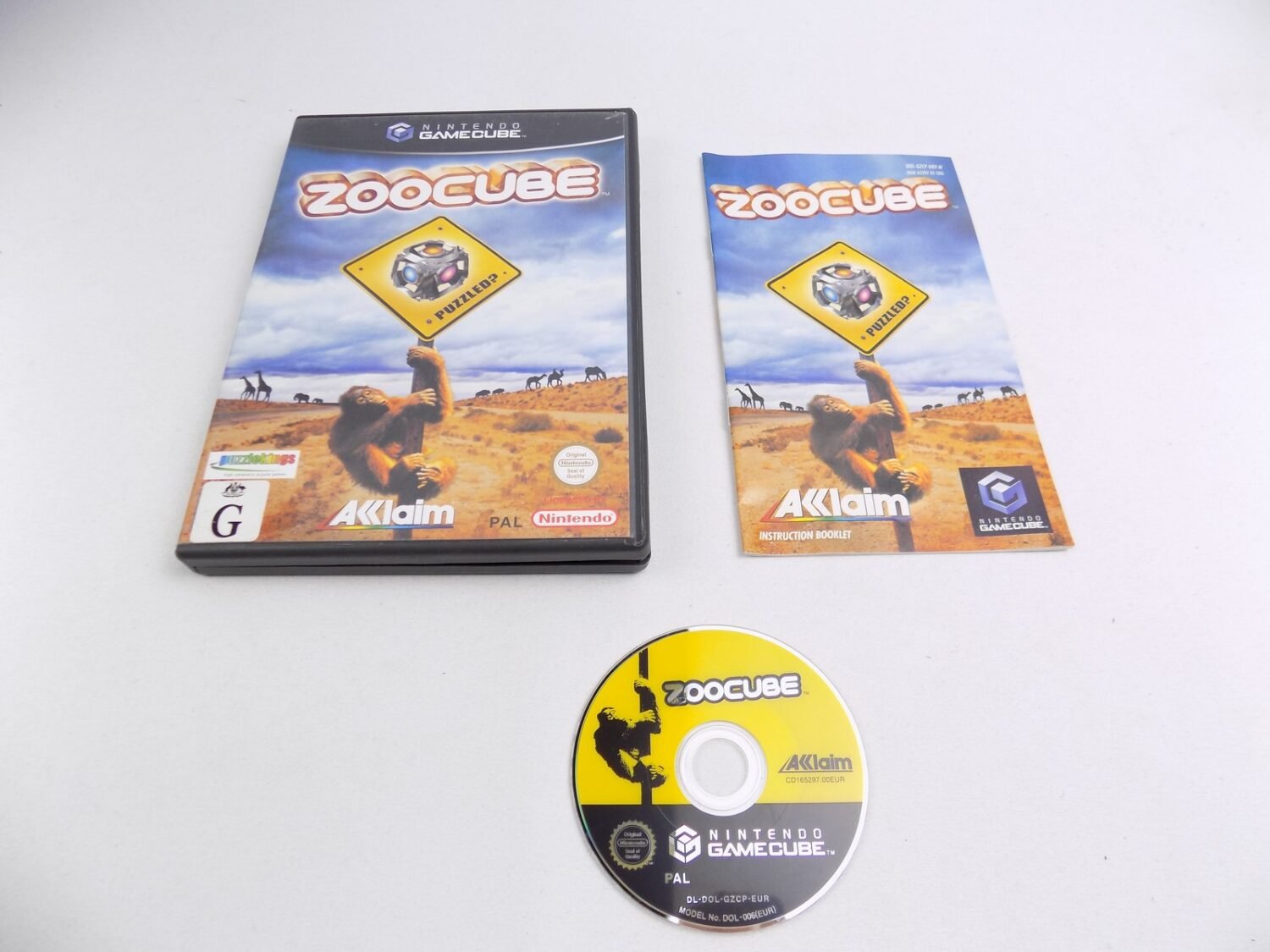Mint Disc Nintendo Gamecube Zoo Cube Zoocube - Inc Manual Free Postage ...