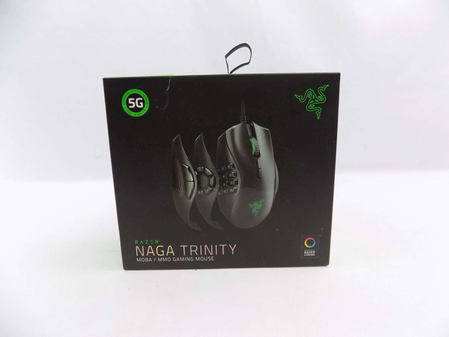 Sealed PC Razer Naga Trinity MOBA/MMO Gaming Mouse - Starboard Games