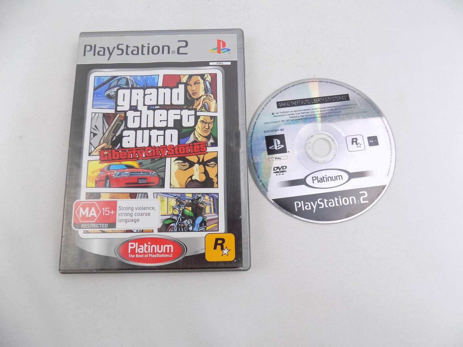 Mint Disc Playstation 2 Ps2 Platinum Grand Theft Auto Liberty City ...