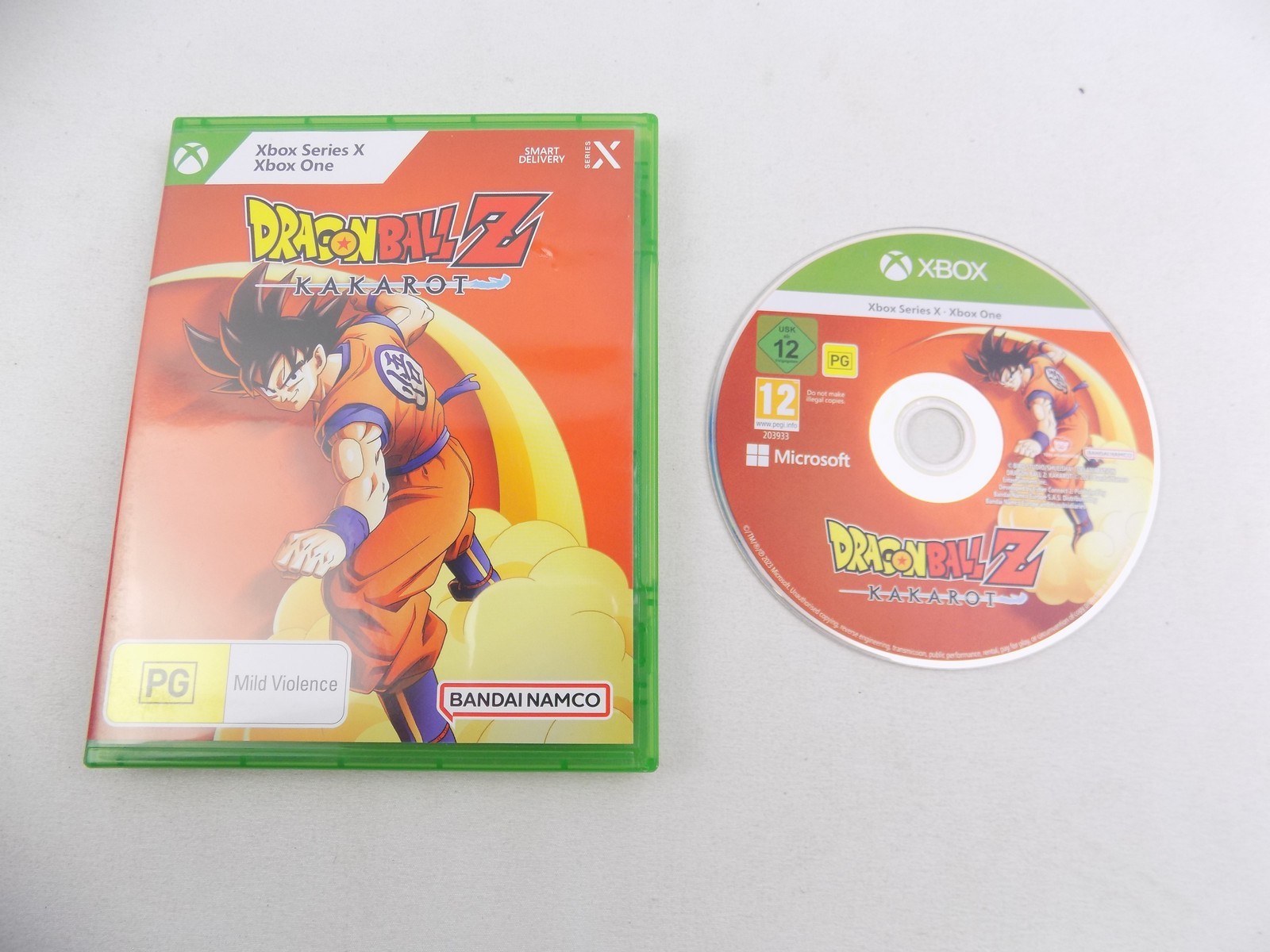 Mint Disc Xbox One Series X Dragon Ball Z Kakarot - Starboard Games