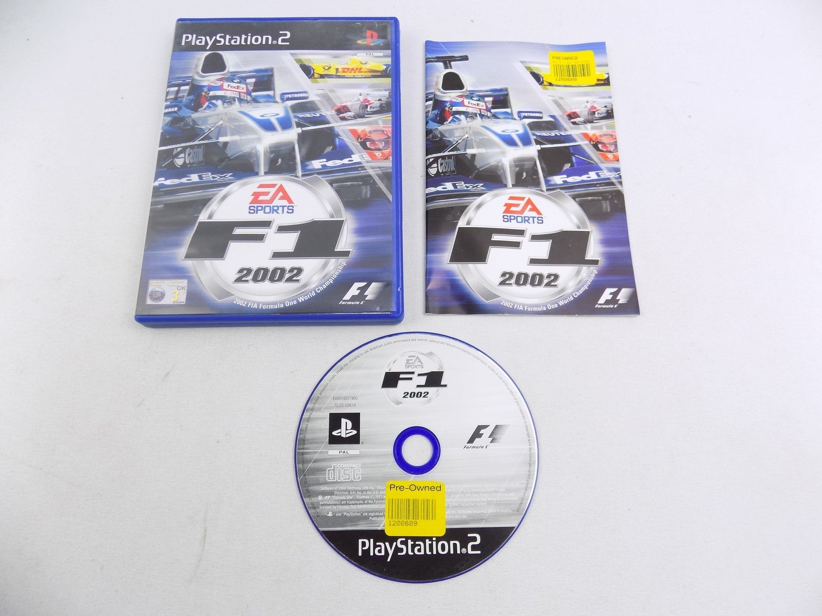 Mint Disc Playstation 2 Ps2 EA Sports F1 2002 - Inc Manual Free Postage ...