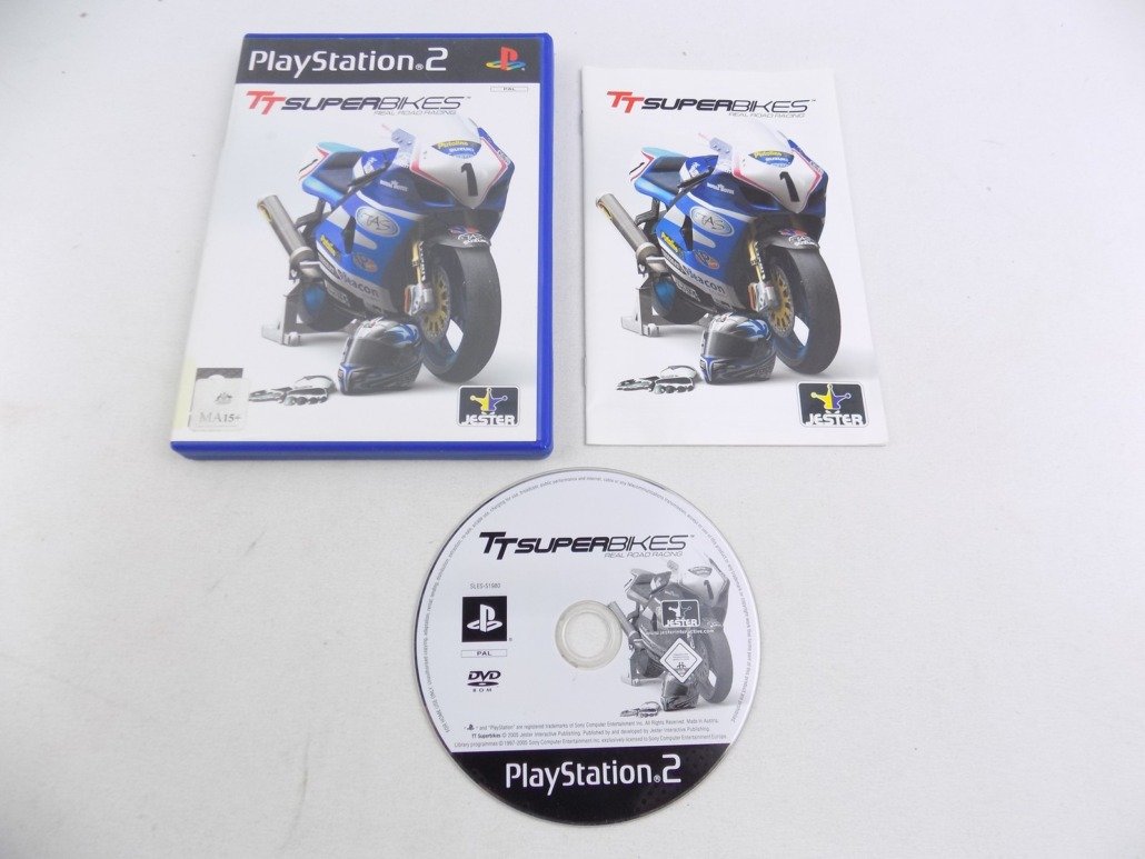 Mint Disc Playstation 2 Ps2 TT Super Bikes - Inc Manual - Starboard Games