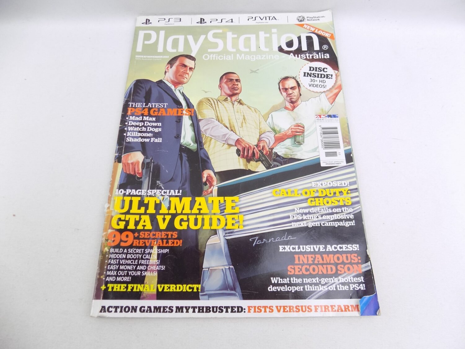 Playstation the Official Magazine Australia Issue No. #87 GTA V Guide ...