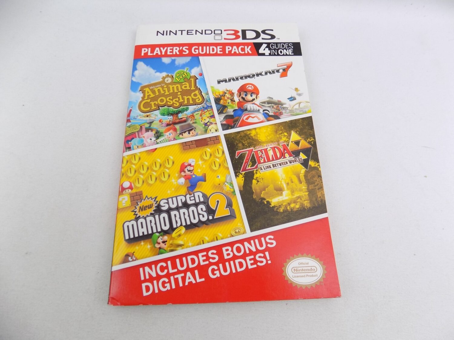 Nintendo 3DS Players Guide 4 Pack Animal Crossing/ Marioo Kart 7/New ...