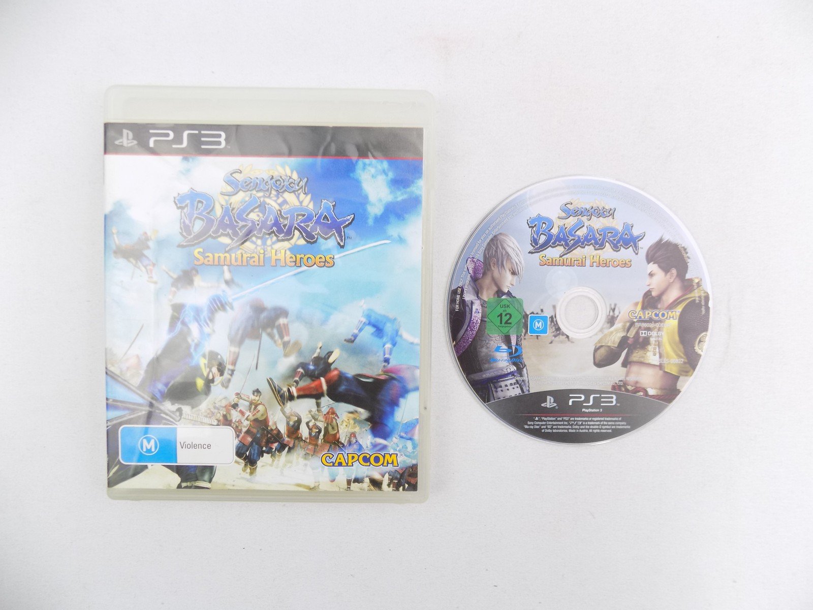 Mint Disc Playstation 3 Ps3 Sengoku Basara Samurai Heroes - No Manual ...