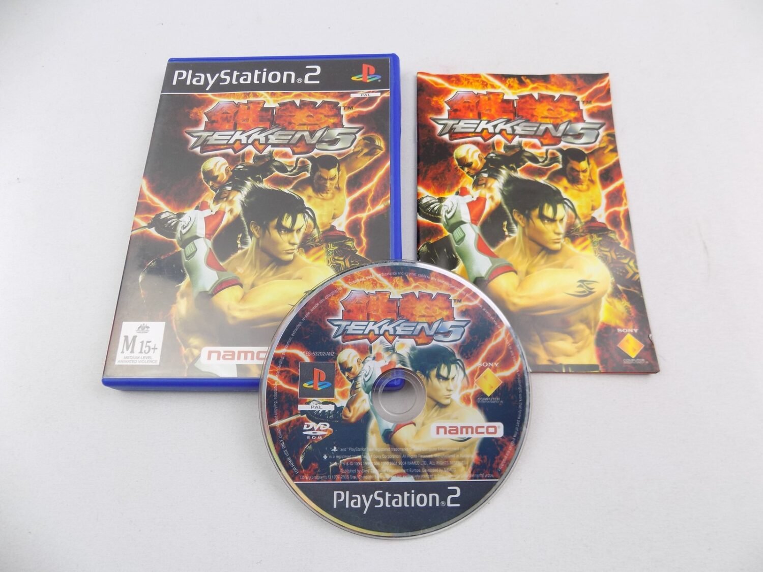 Mint Disc Playstation 2 Ps2 Tekken 5 V - Inc Manual Free Postage ...