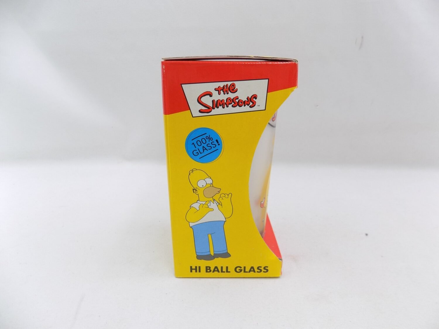 Brand New The Simpsons Homer Simpson Hi Ball Glass - Starboard Games