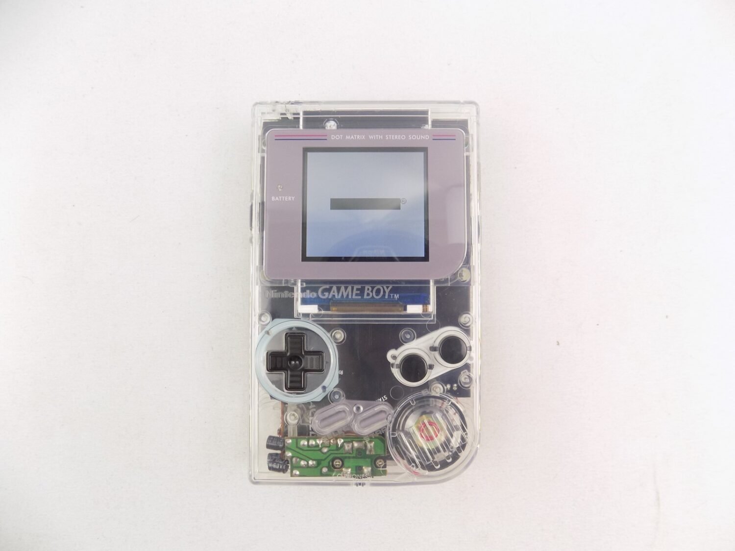 Clear Game Boy DMG Handheld Console IPS Screen - Starboard Games